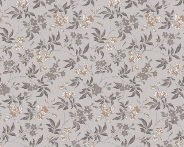 ARCHITECTS PAPER WALLPAPER «COTTAGE, FLORAL, BROWN, GREY» 390632