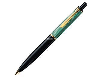 Olovka tehnička 0,7mm Classic D200+kožna bela futrola+poklon kutija G30 Green-Marbled Pelikan 997...