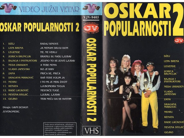 Oskar popularnosti - 1994.