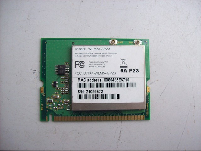 Wireless-G 23DMB Mini pci adapter WLM54GP23