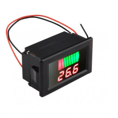 Indikator kapaciteta baterije automobila, Dual LCD voltmetar