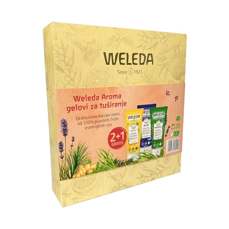 Weleda set – Aroma gelovi za tuširanje 2+1