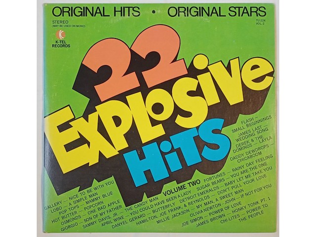 VARIOUS  -  22  EXPLOSIVE  HITS  VOLUME  2