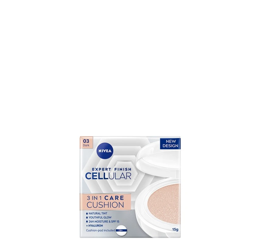 NIVEA VISAGE CELLULAR FILLER CUSHION 03 15ML DARK 84230