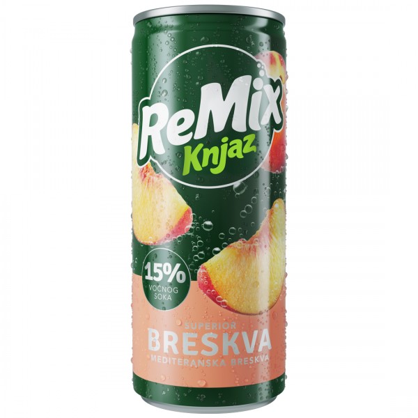 * Knjaz remix breskva 0.33 lim