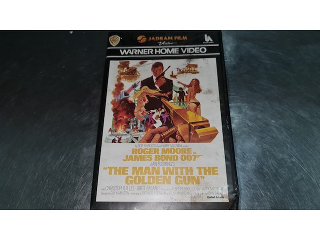 The man with the golden gun VHS
