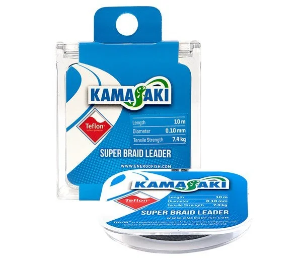 KAMASAKI SUPER BRAID LEADER 0.22MM 10M