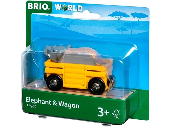 Brio Slon i vagon BR33969