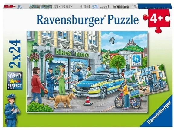 Ravensburger puzzle (slagalice) - Policajci na poslu RA05031