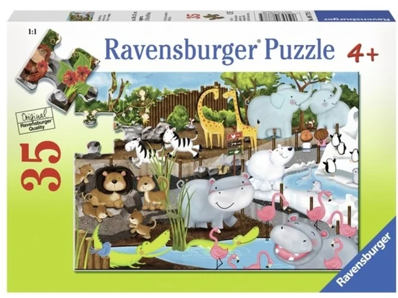 Ravensburger puzzle (slagalice) - Slatke životinje u zoo vrtu RA08778