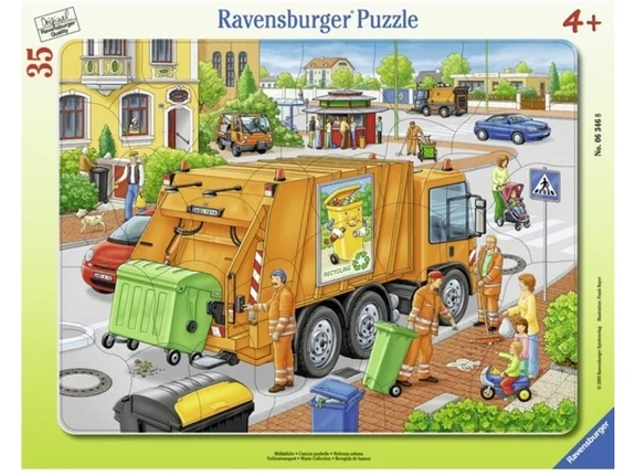 Ravensburger puzzle (slagalice) - Đubretari u gradu RA06346