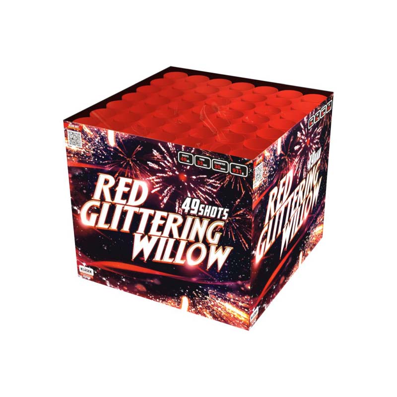 Red glittering wilow box
Red glittering wilow box