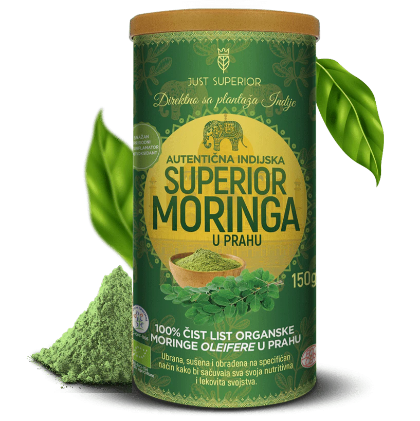 Moringa prah (organski proizvod) 150 g Just superior