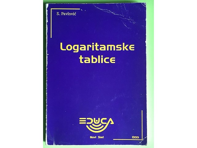 Logaritamske tablice Svetislav Pavlović