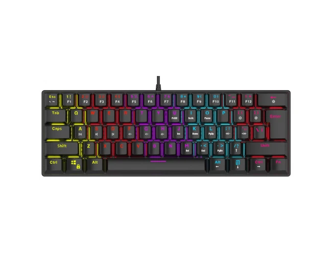 Rampage PLOWER K60 plavii switch gejmerska mehanička tastatura crna