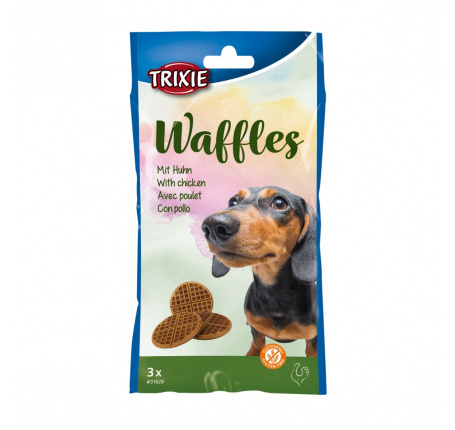 Poslastice za pse Chicken Waffles 100g