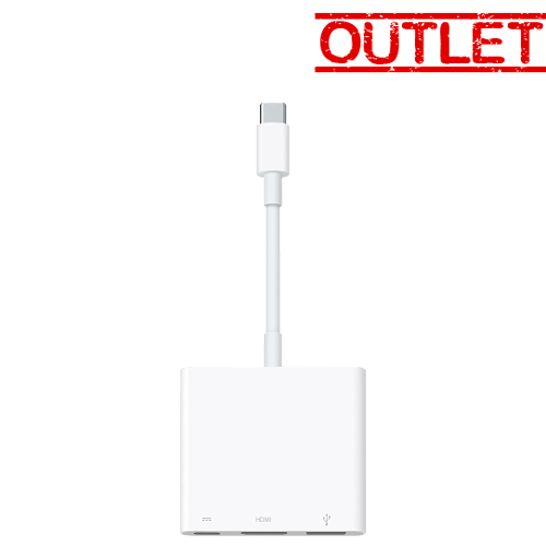 APPLE USB-C AV adapter - MUF82ZM/A - OUTLET