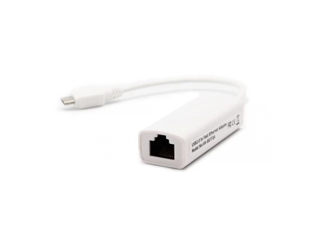 3G (19281) adapter micro USB (muški) na LAN (ženski) beli