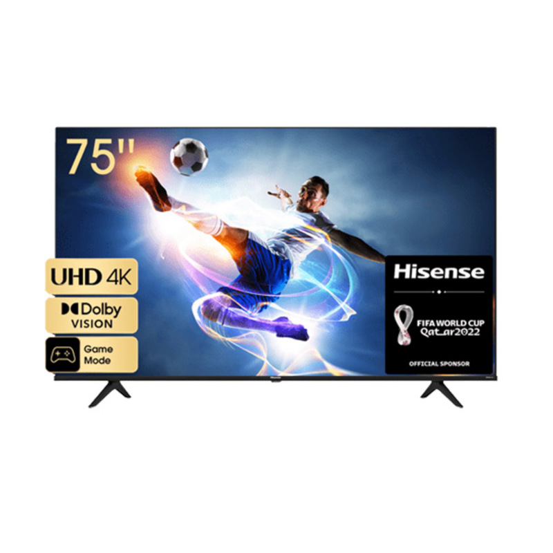 Televizor Hisense H75A6BG Smart, LED, 4K UHD, 75"(190.5cm), DVB-T2/T/C/S2/S