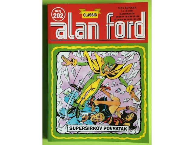 SUPERSIRKOV POVRATAK broj 202 Alan Ford