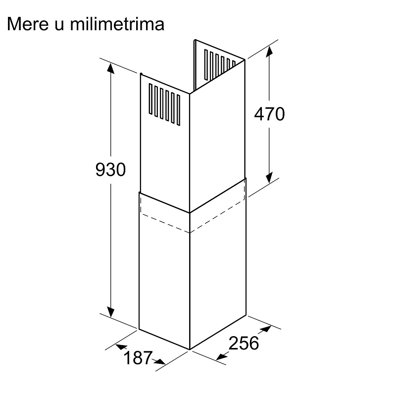 Bosch dodatni pribor za aspiratore DWZ1AX6E1