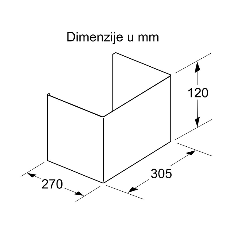 Bosch dodatni pribor za aspiratore DWZ0IB5G0