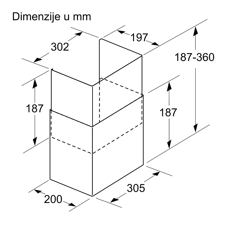 Bosch dodatni pribor za aspiratore DWZ0IB5N0