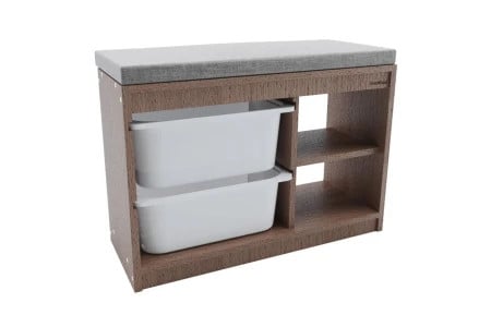 Bienwood bie4000 drvena klupa sa 2 plastične fioke