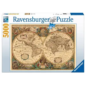 Ravensburger
RAVENSBURGER PUZZLE 5000 DELOVA - ANTIČKA KARTA SVETA (RA17411)