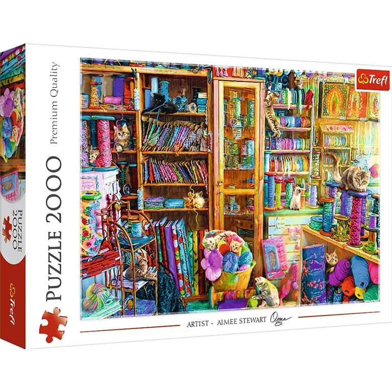 Trefl Puzzle 2000 - Kitty paradise (27133)