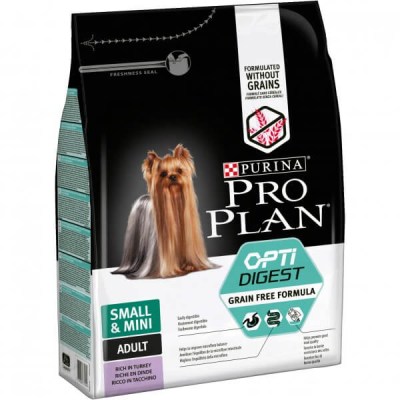 Pro Plan Dog Small&Mini Adult Sensitive Digestion Grain Free ćuretina
Pro Plan Dog Small&Mini Adult Sensitive Digestion Grain Free ćuretina