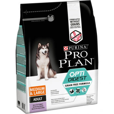 Pro Plan Dog Medium&Large Adult Sensitive Digestion Grain Free ćuretina
Pro Plan Dog Medium&Large Adult Sensitive Digestion Grain Free ćuretina