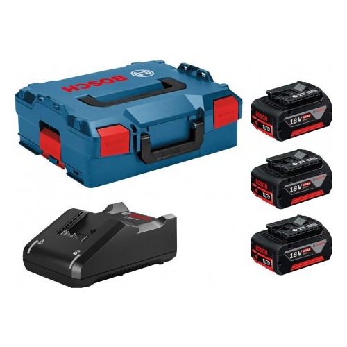 Bosch Početni set 3 x akumulator GBA 18V 5,0 Ah+punjač GAL 18V-40 0615990L3T