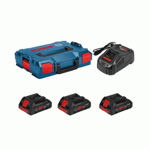 Starter set 3 x 18V ProCORE 4,0Ah + GAL 1880 CV + L-Boxx 102 Bosch