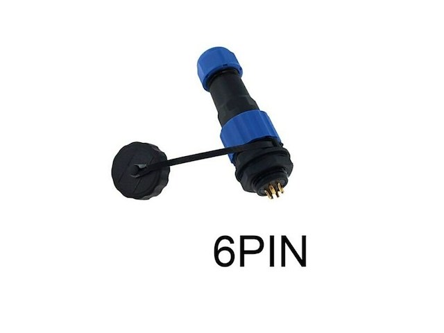 Set vodootpornih konektora SP16 6 pina