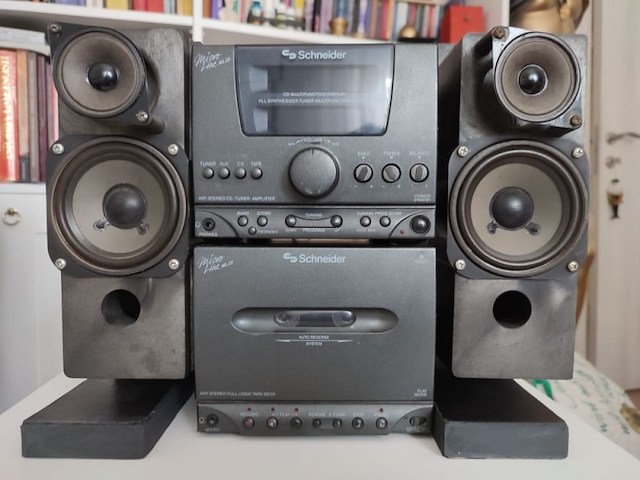 Schneider CD/FM /Tape mini linija sa zvučnicima