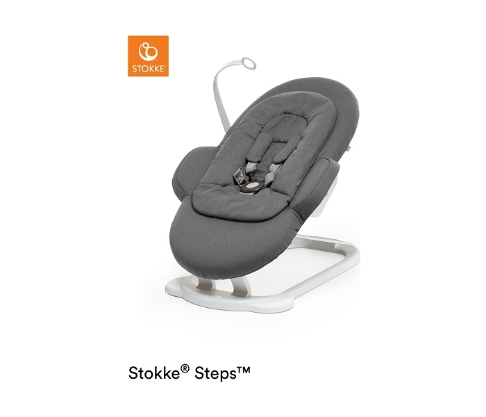 STOKKE® STEPS™ BOUNCER - WHITE DEEP GREY