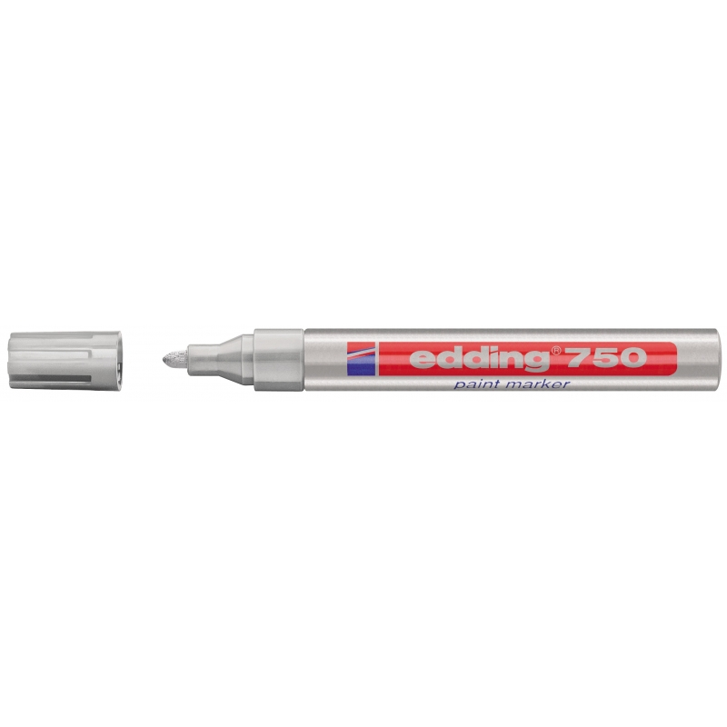 Paint marker E-750 2-4mm Edding srebrna