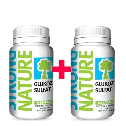 Strong Nature Strong Nature Glukozamin sulfat 500mg 2-pack