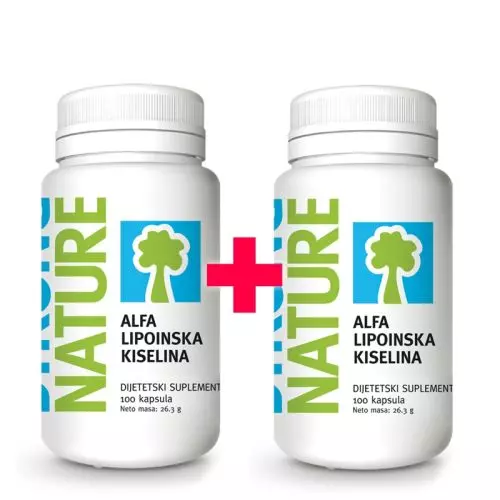 Strong Nature Alfalipoinska kiselina 200mg 2-pack