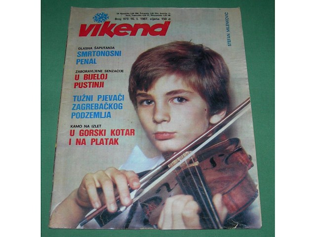 Vikend (Vjesnik) br. 973, 1987. - Stefan Milenković