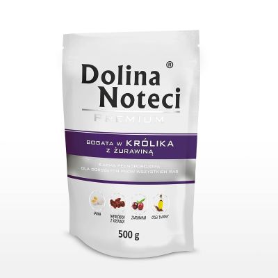 Dolina Noteci Premium Dog Adult Zečetina sa Brusnicom 500g