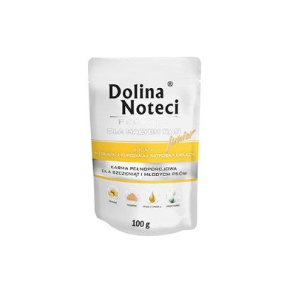 Dolina Noteci Premium Dog Junior Male Rase sa Pilećim Želucem i Telećom Džigericom 100g