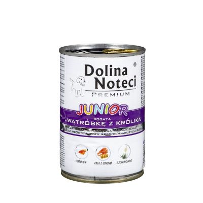 Dolina Noteci Premium Dog Junior Srednje i Velike Rase Zečja Džigerica 400g