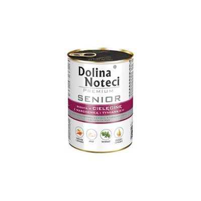 Dolina Noteci Premium Dog Senior Teletina, Šargarepa i Timijan 400g
