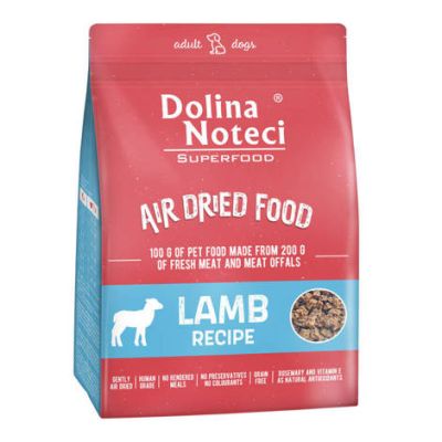 Dolina Noteci Superfood Dog Adult Sušena Jagnjetina 1kg