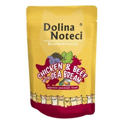 Dolina Noteci Superfood Cat Adult Piletina, Govedina i Orada 85g