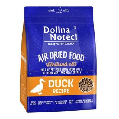 Dolina Noteci Superfood Sterilised Cat Sušena Pačetina 1kg