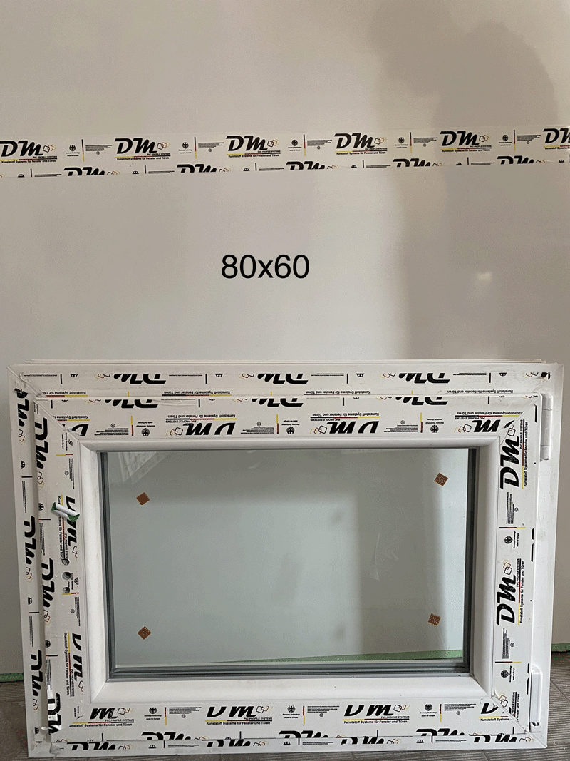 Jednokrilni pvc prozor 80×60