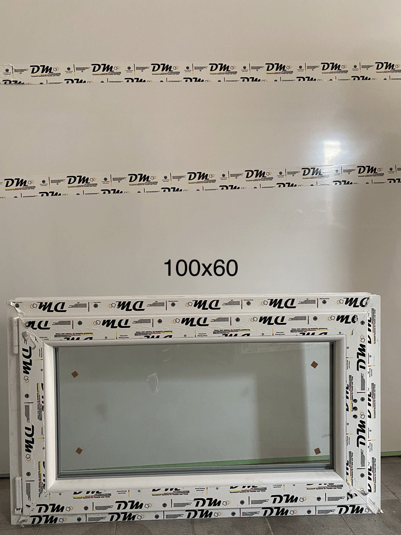 Jednokrilni pvc prozor 100×60